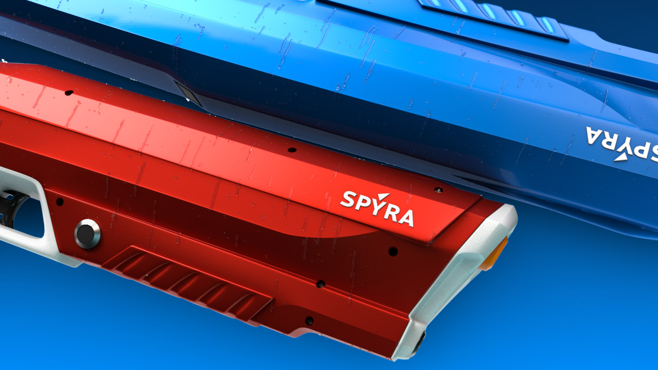 Spyra One: Wasserpistole zählt Tankfüllung und pumpt automatisch - Golem.de