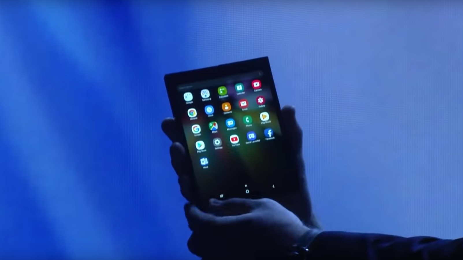 Infinity Flex Samsung Zeigt Statt Smartphone Nur Faltbares Display