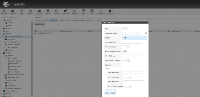 Die Weboberfläche ist das eigentliche Interface - FreeNAS und Windows ...