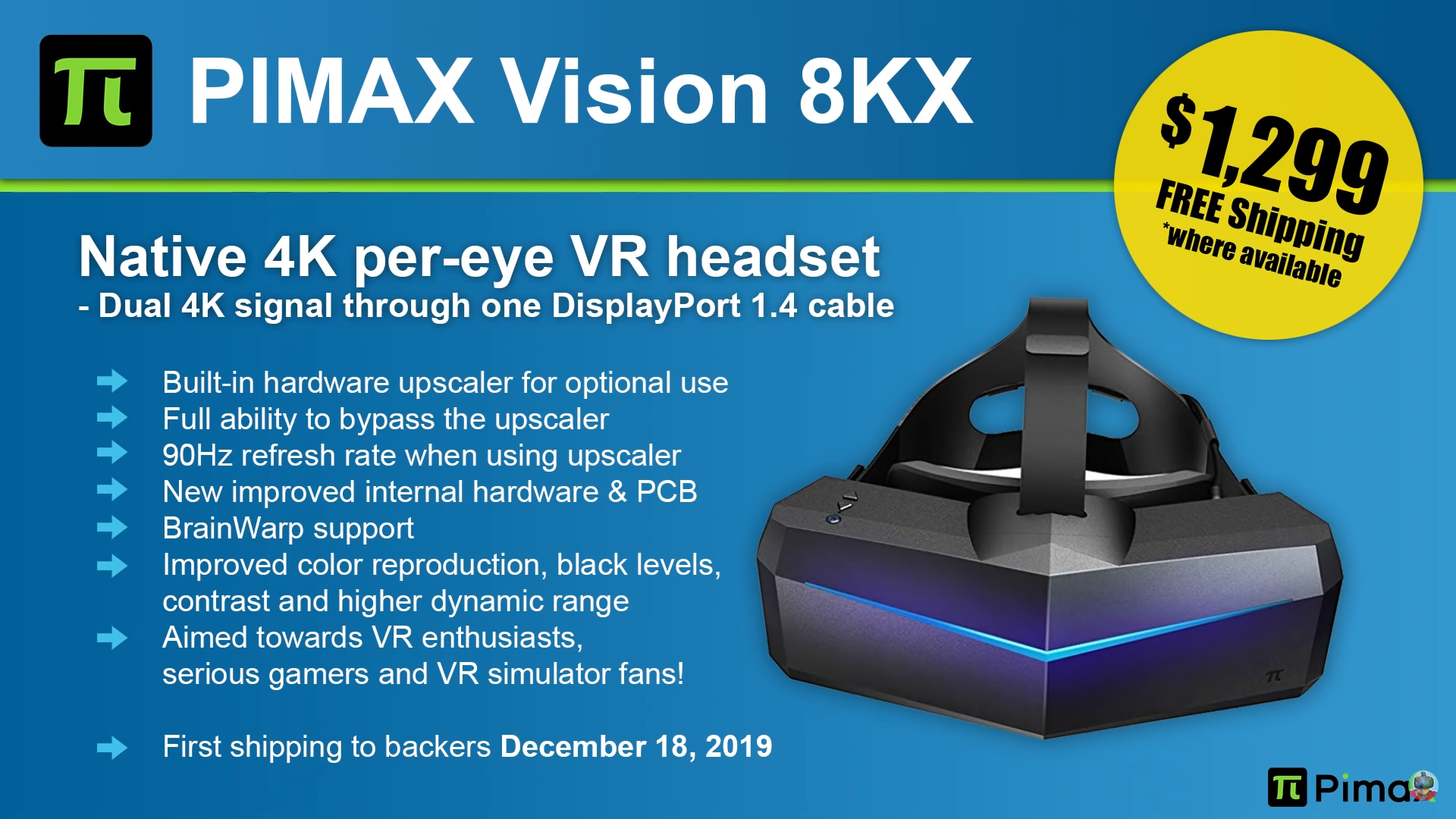 VR-Headset: Pimax 8KX soll ab Dezember ausgeliefert werden - Golem.de