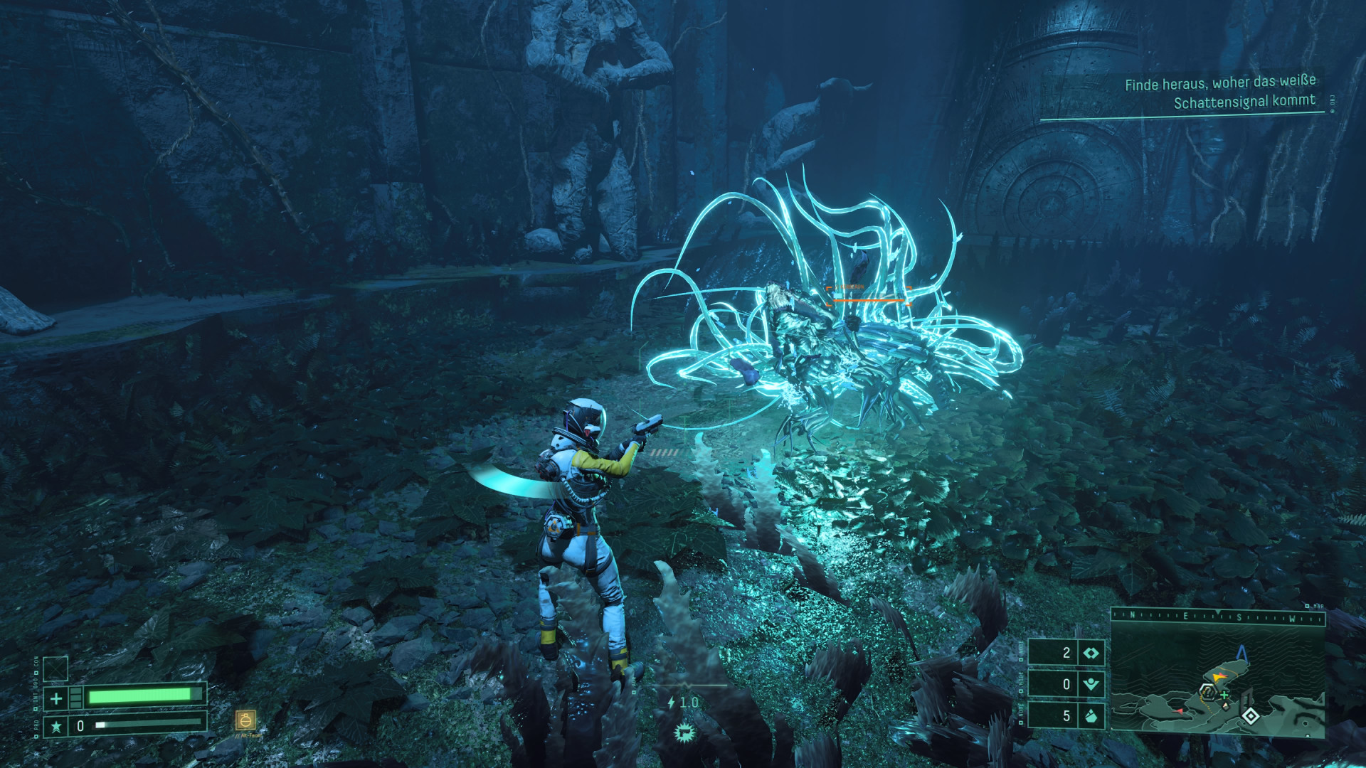 Waffen und Gegner auf Atropos - Returnal im Test: Aliens und das ...