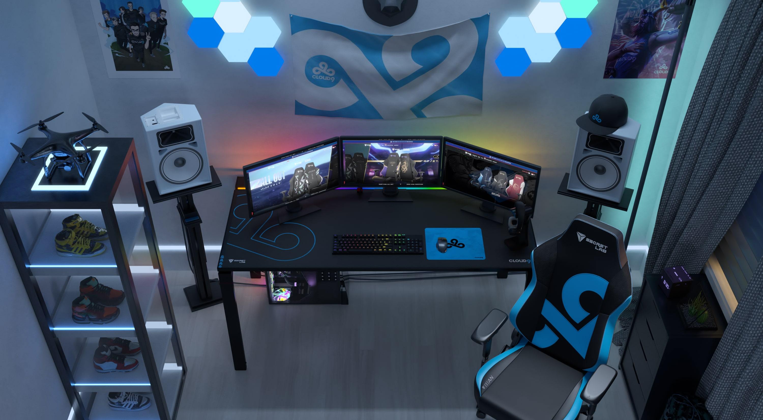Magnus Desk: Secretlab zeigt Gaming-Tisch mit Kabelmanagement und RGB ...