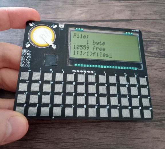 Ello LC1: Bastler baut 8-Bit-Computer in Kreditkartengröße - Golem.de