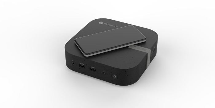 Chromebox 5 (CN67): Asus-Chromebox lädt Smartphones über den Deckel auf ...