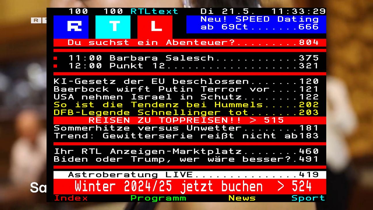 Fernsehen und Teletext: Magenta TV und Waipu TV zeigen Videotext - Golem.de