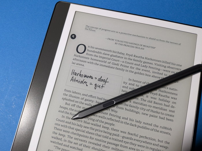 Amazons Kindle Scribe (2024) ist ein guter, aber bekannter E-Book-Reader