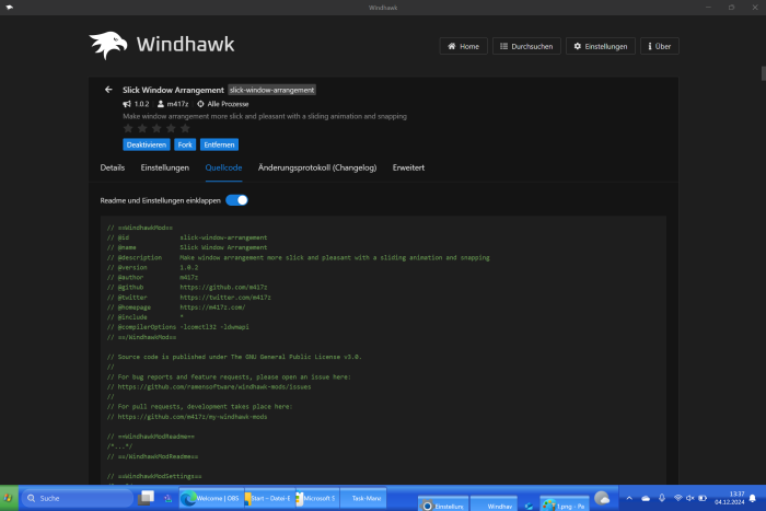 Windhawk vorgestellt: Windows 11 wie Windows XP oder Linux aussehen lassen - Golem.de
