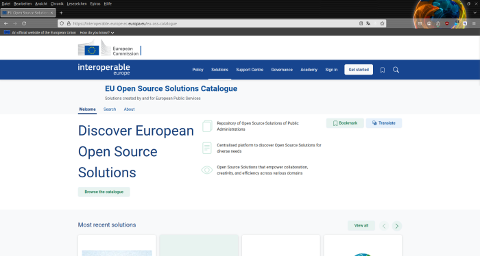 EU-Katalog: Es gibt sie doch, die europäische Open-Source-Software - Golem.de