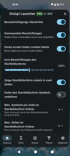 Octopi Launcher für Android im Test: Dieser neue Android-Launcher ...