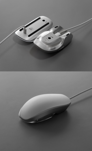 Melt Mouse: Die Apple Magic Mouse, wenn sie mit Kabel nutzbar wäre - Golem.de